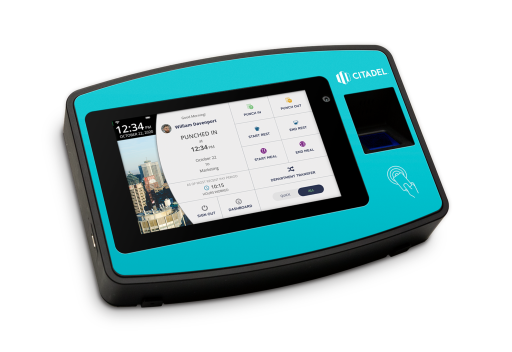 Citadel Fingerprint Timeclock | Citadel